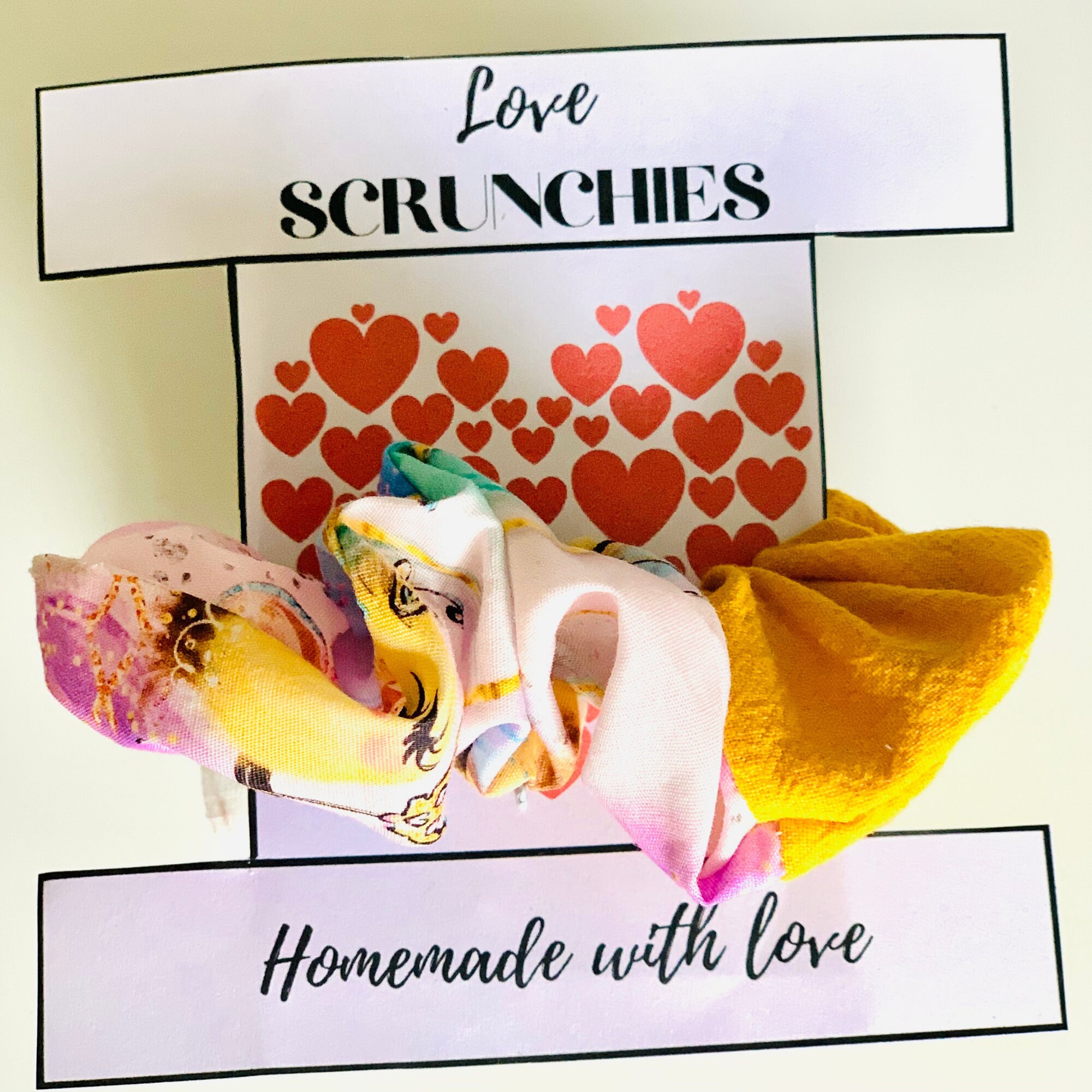 Scrunchies Display Card Template, Digital Download - Etsy UK