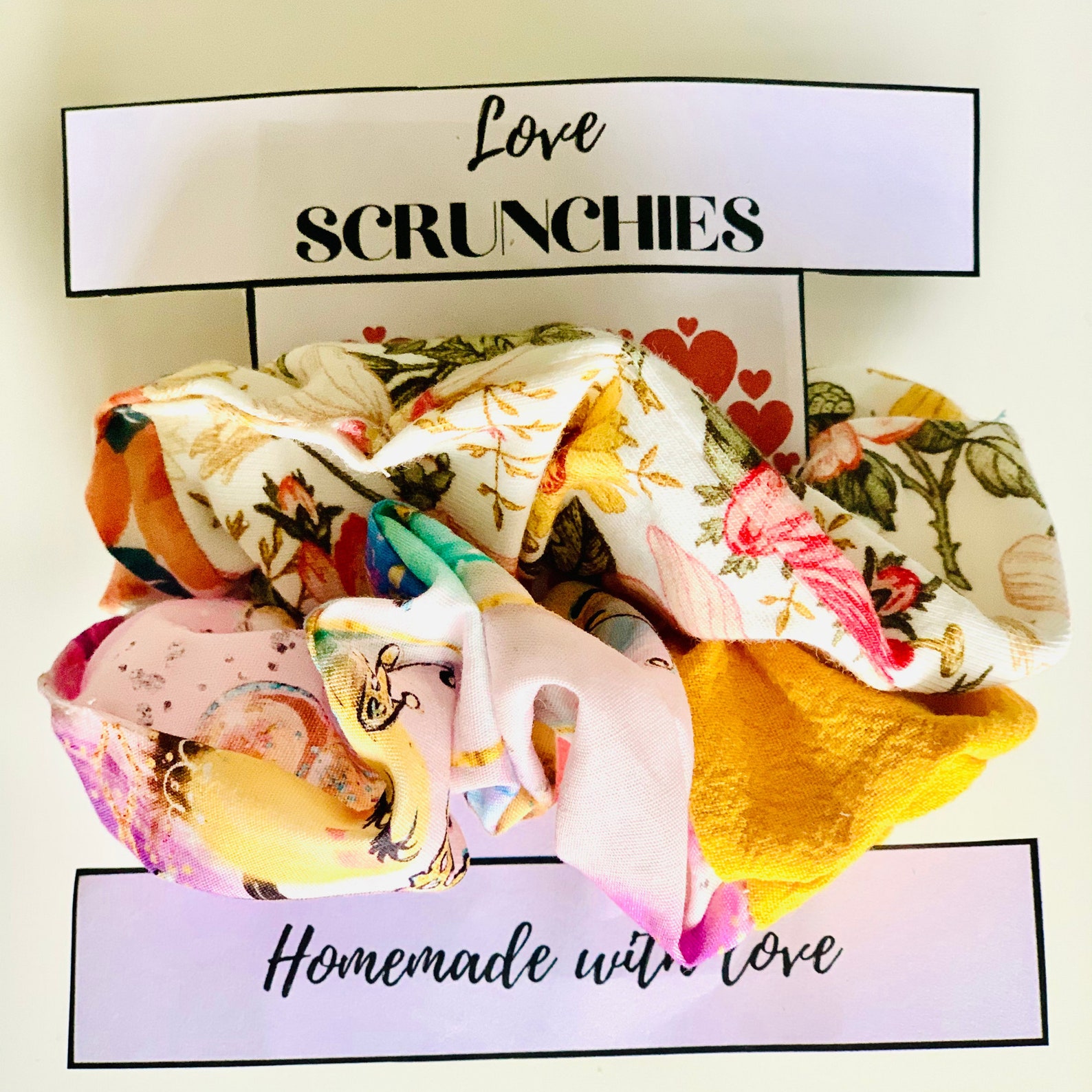 Scrunchies Display Card Template, Digital Download - Etsy
