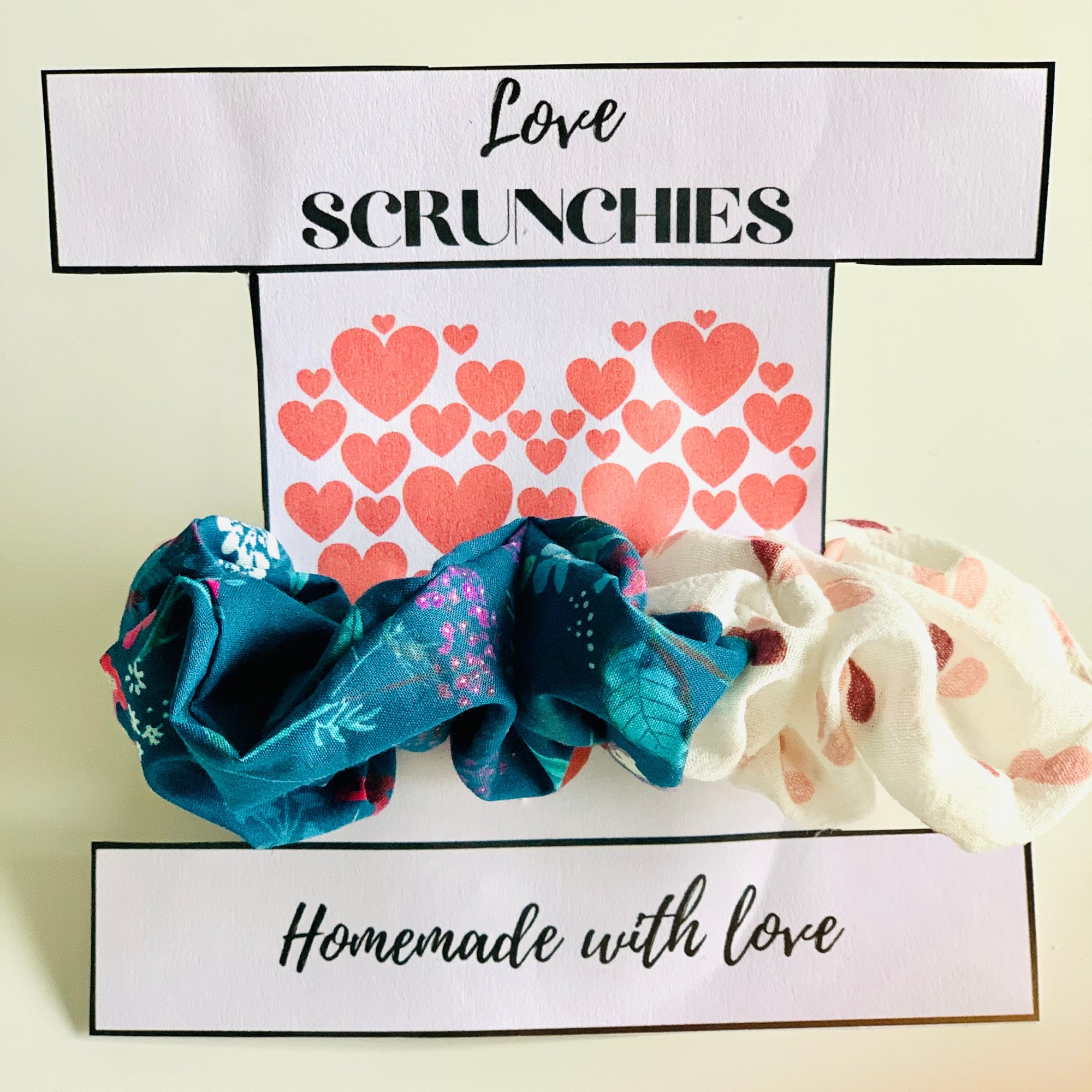 Scrunchies Display Card Template, Digital Download - Etsy