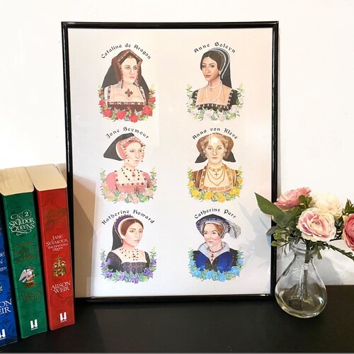 The Six Wives of Henry VIII unframed - Etsy