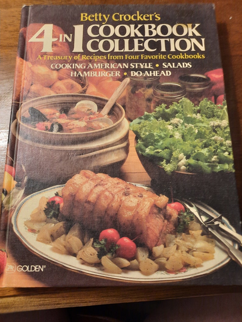 Betty Crocker's 4 in 1 Cookbook Collection - Etsy