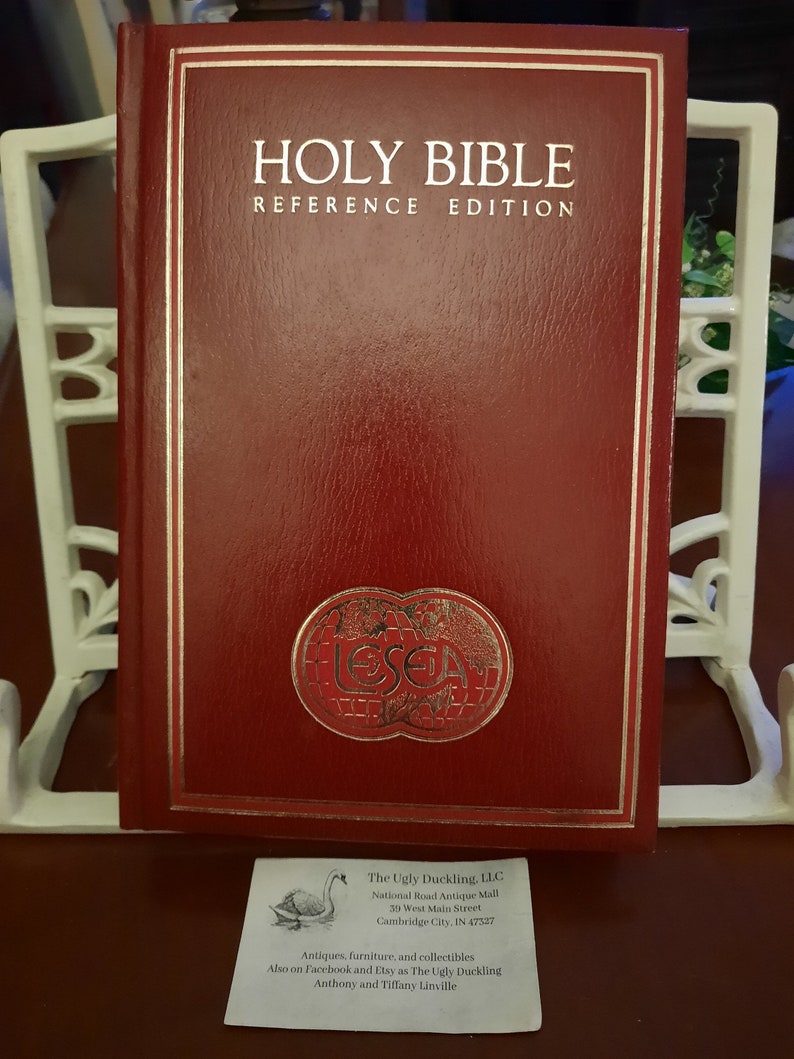 Holy Bible Reference Edition - Etsy