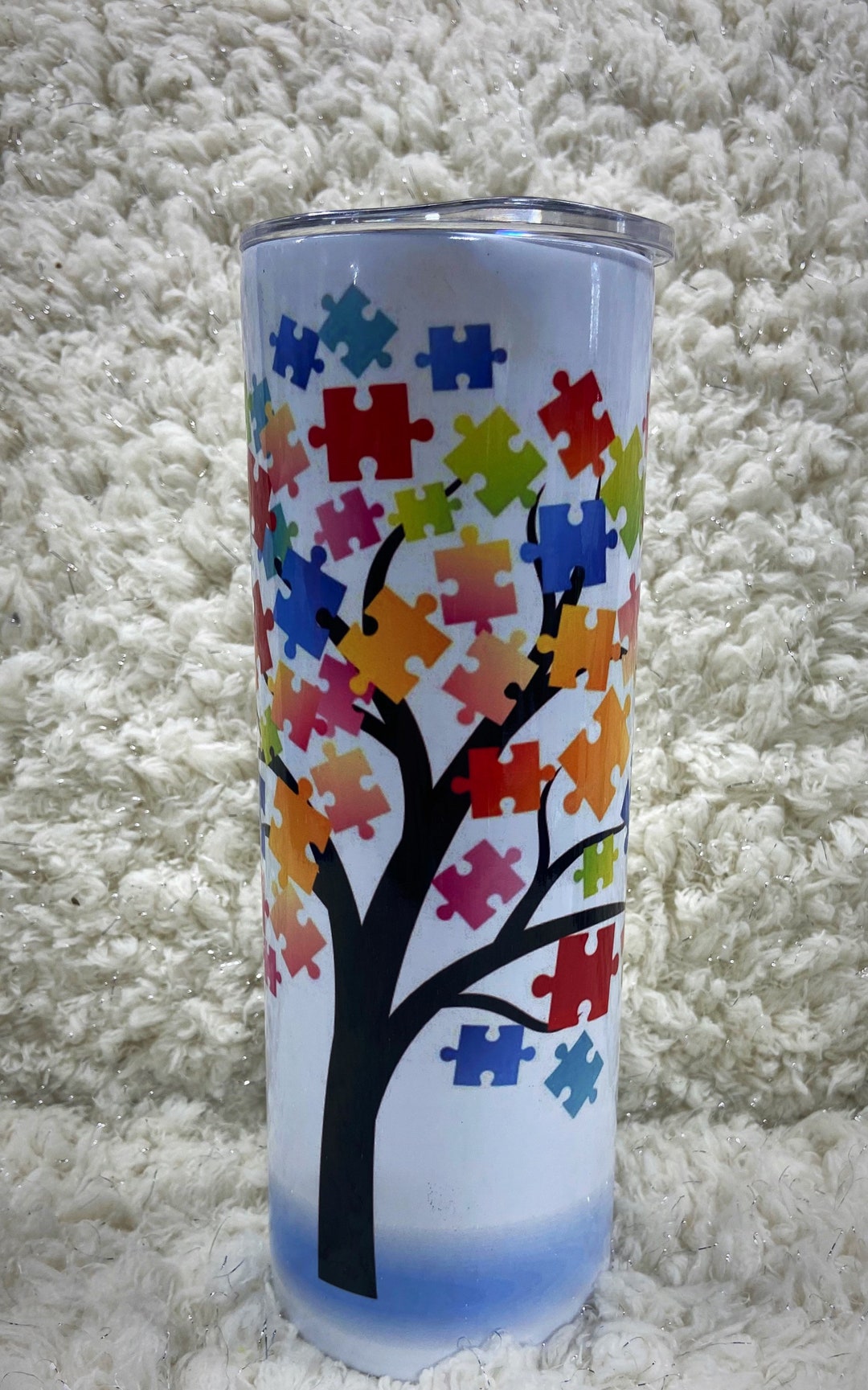 Autism, Awareness, Tumbler, Autism Cup, Puzzle Piece, Sublimation Cup ...
