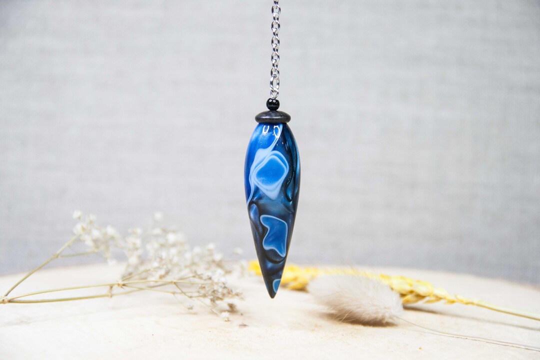 Divination Pendulum in Resin and Wenge Wood (africa) - Weighted - Long ...