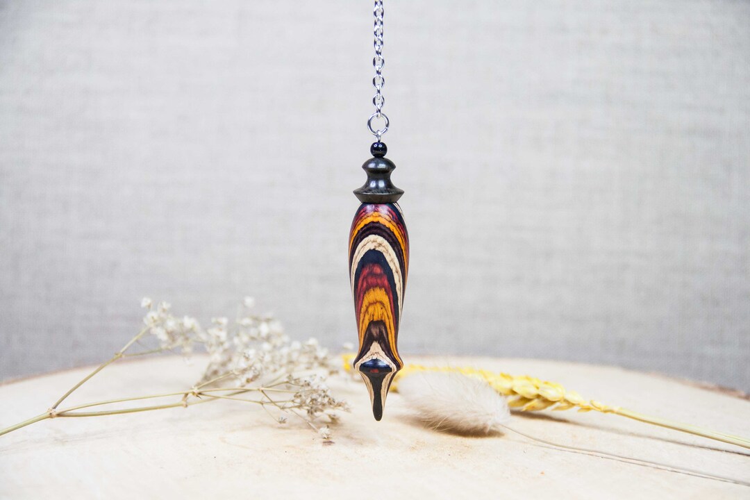 Divination Pendulum in Colored Plywood france and Wenge Wood africa ...