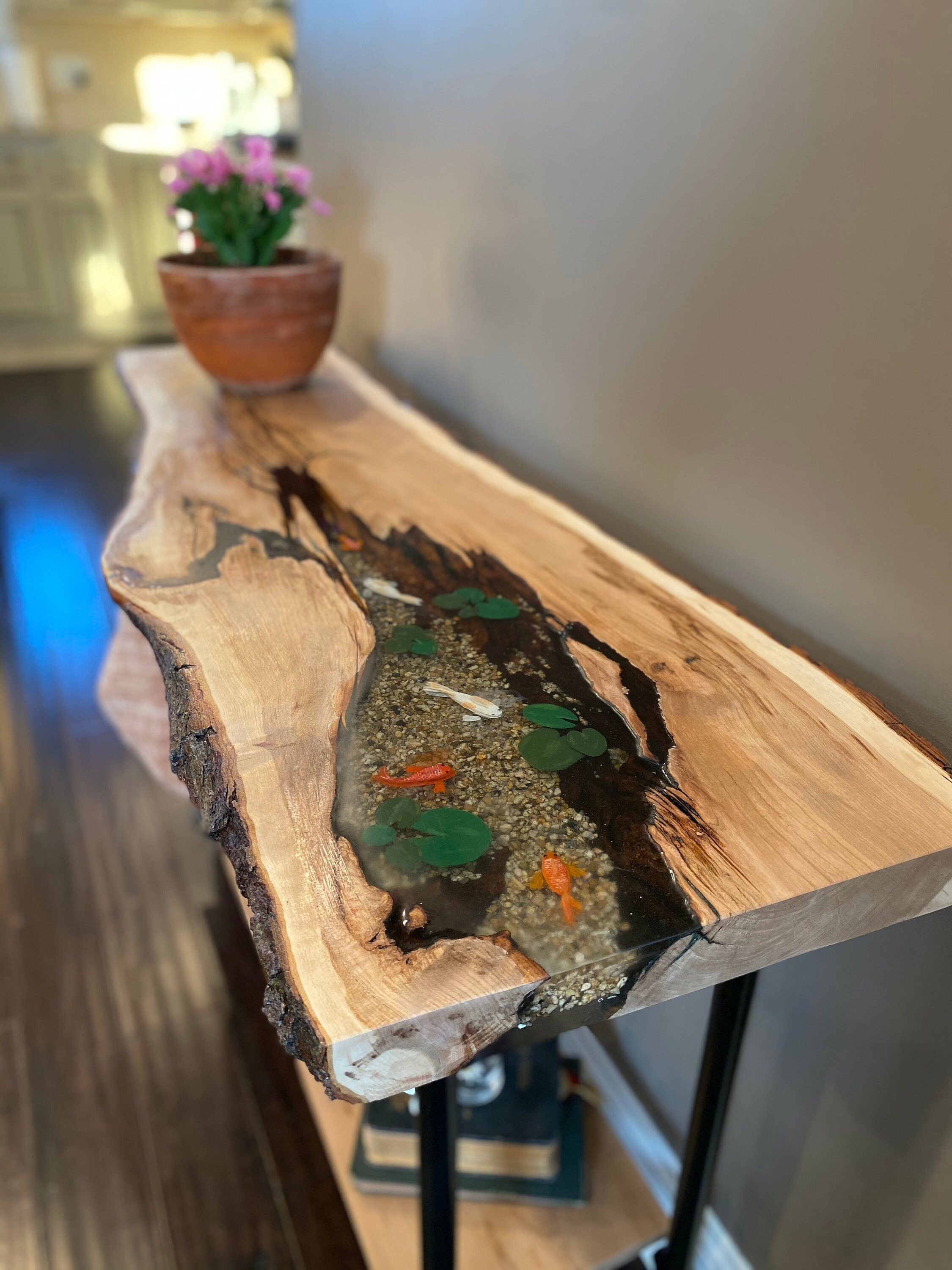 Fish in Cherry Sofa Table - Etsy