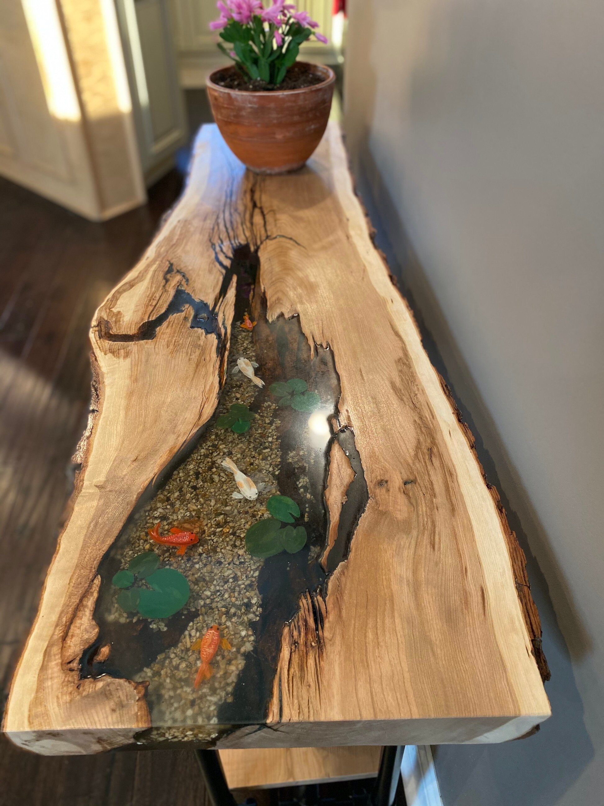Fish in Cherry Sofa Table - Etsy