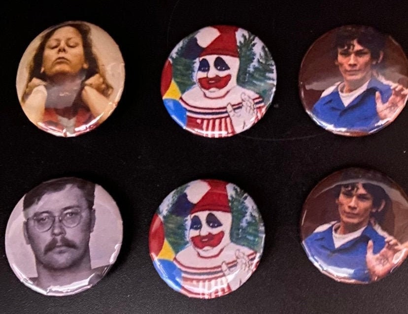Serial Killer Pins True Crime Richard Ramirez John Wayne | Etsy