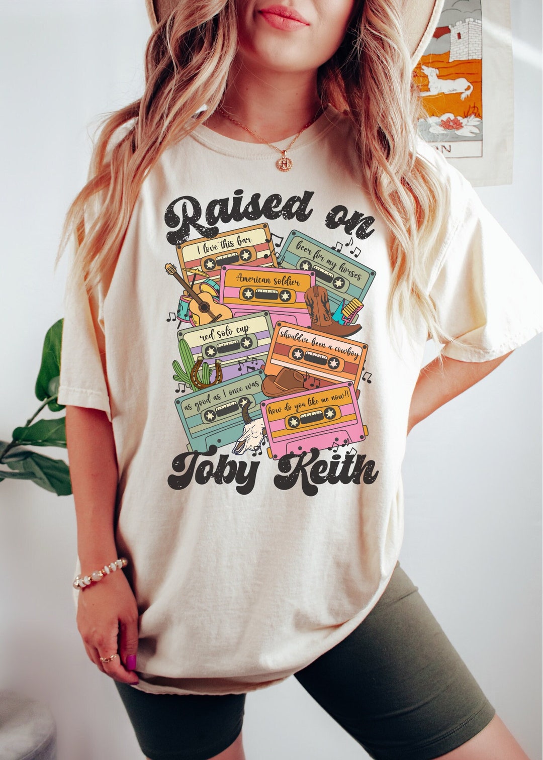 Toby Keith Shirt, Raised on Toby Keith, 90s Country Shirt, Retro ...