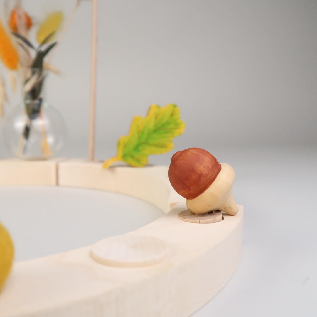 Acorn Plug-in Figure for Birthday Ring With 17 Mm Plug-in Base, for ...