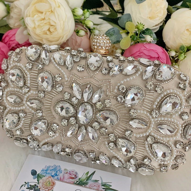 Crystal Rhinestone Clutch Purse - Etsy