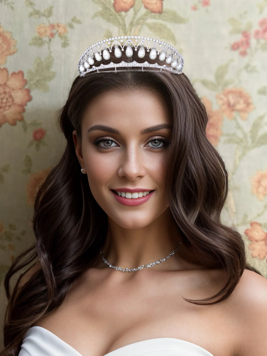 Empress Maria Feodorovna' S Regal Crown Replica, Luxury Bridal Tiara ...