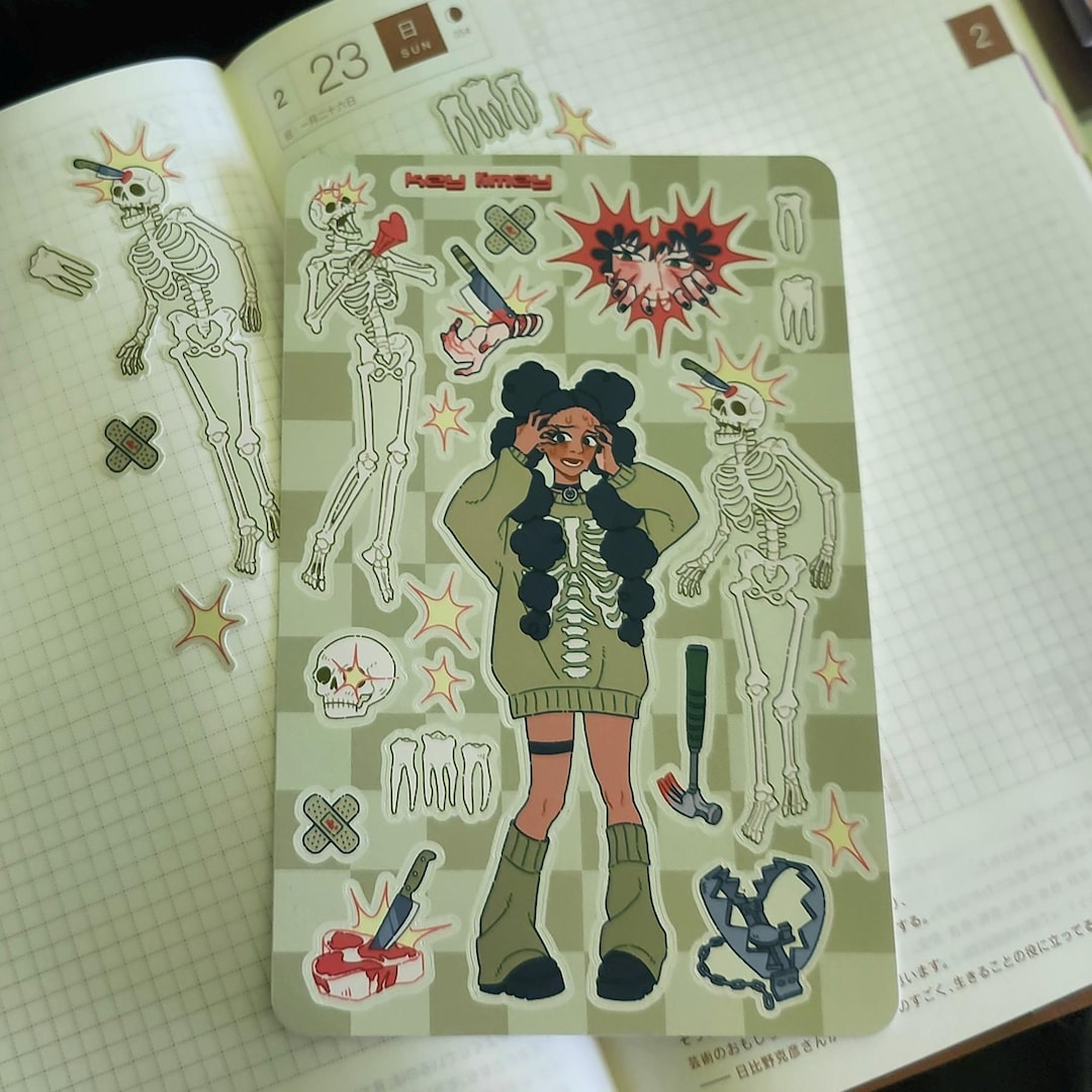 Final Girl Sticker Sheet - Etsy