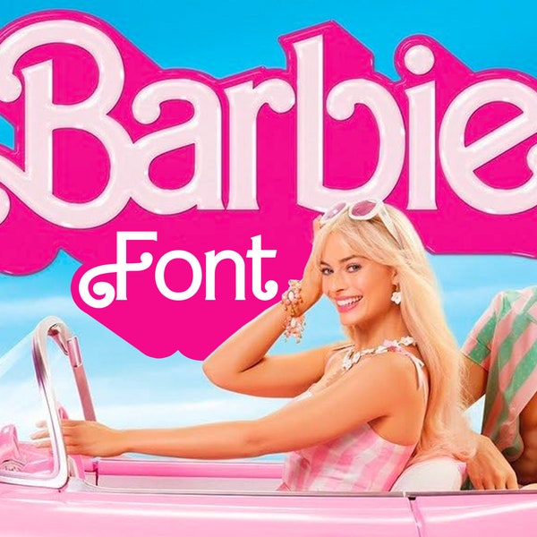 Barbie Font - Etsy