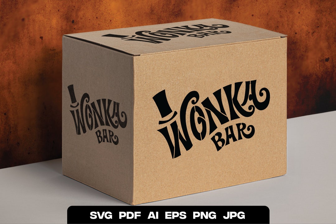 Wonka Logo Stencil Digital File: Pdf, Svg, Ai, Eps, Png, Jpg Halloween ...