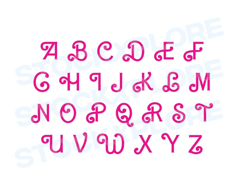 Dolly Font Bundle Digital Files: Pdf Svg Ai Eps Dxf - Etsy