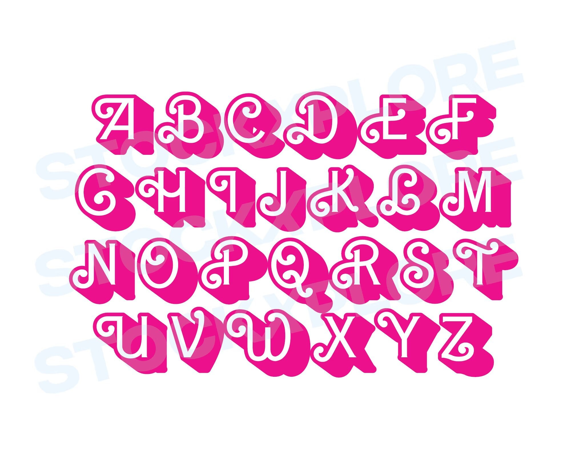 Dolly Font Bundle Digital Files: Pdf Svg Ai Eps Dxf - Etsy UK