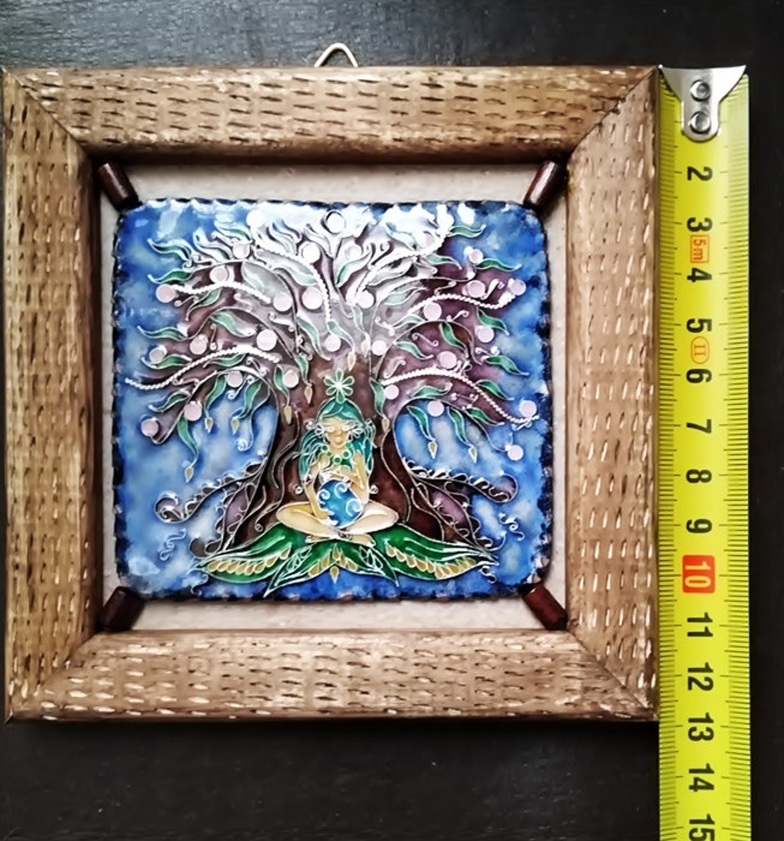 Cloisonné Enamel Gaia Tree of Life Souvenir - Etsy