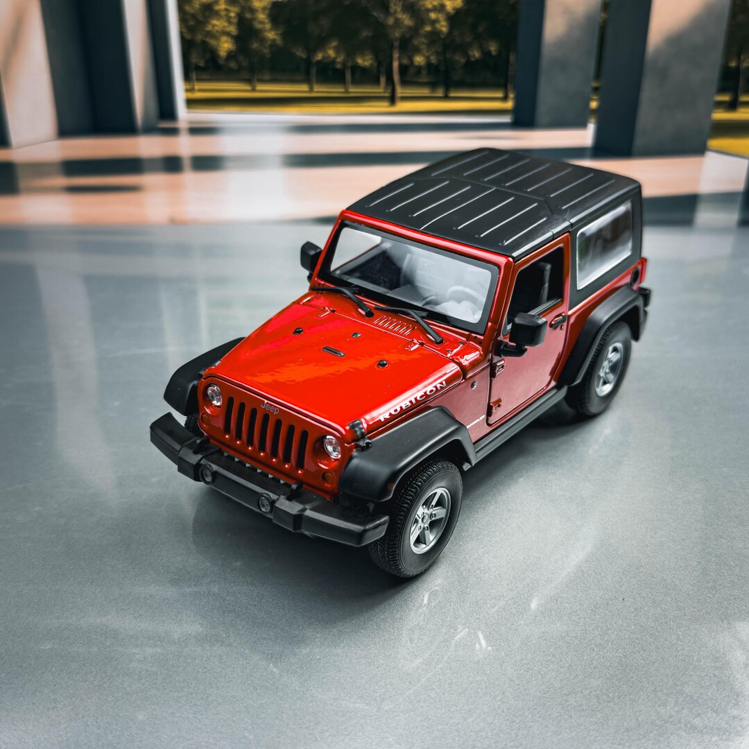 Jeep Wrangler Rubicon | Original Licensed Diecast Model Car | 1:24 ...