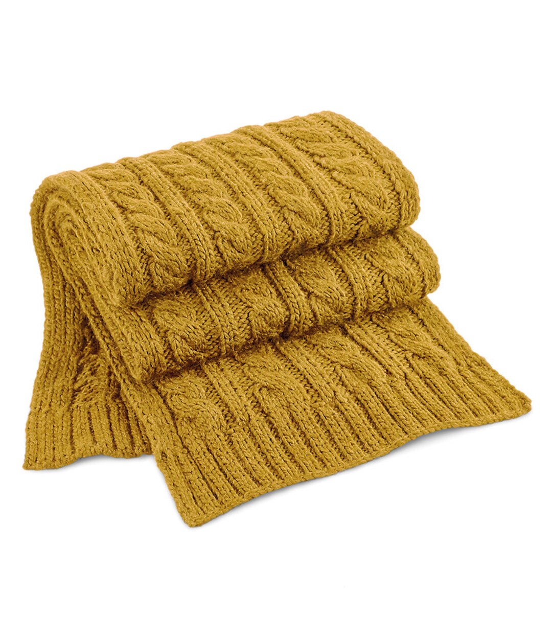 Cable Knit Scarves Mustard Light Grey Black Vintage Cable Knit Design ...