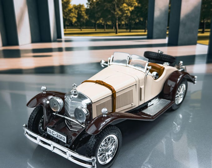 Mercedes Benz SSK 1928 | Die Cast Model Car | Vintage Model Car ...