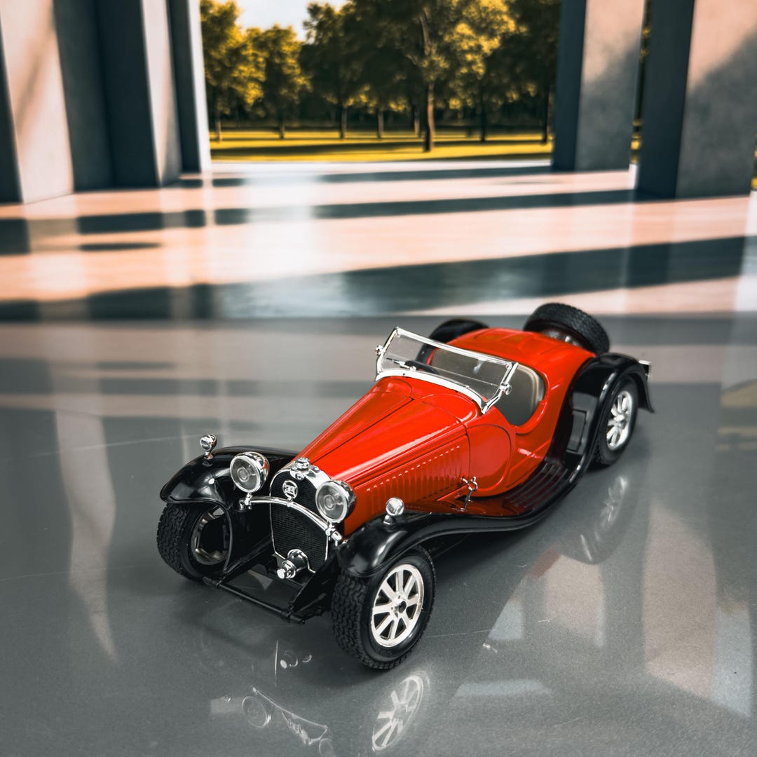 1932 Bugatti Type 55 | Diecast Model Car | Vintage Model Car | Original ...