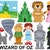 Wizard of Oz Clipart, Dorothy, Tin Man, Lion Clipart, Oz, Good Witch ...