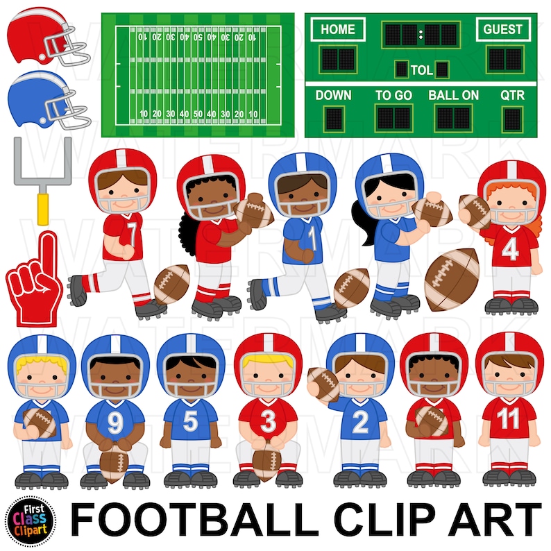 American Football Clip Art, Football Clip Art, Goal, Sports, Ball ...
