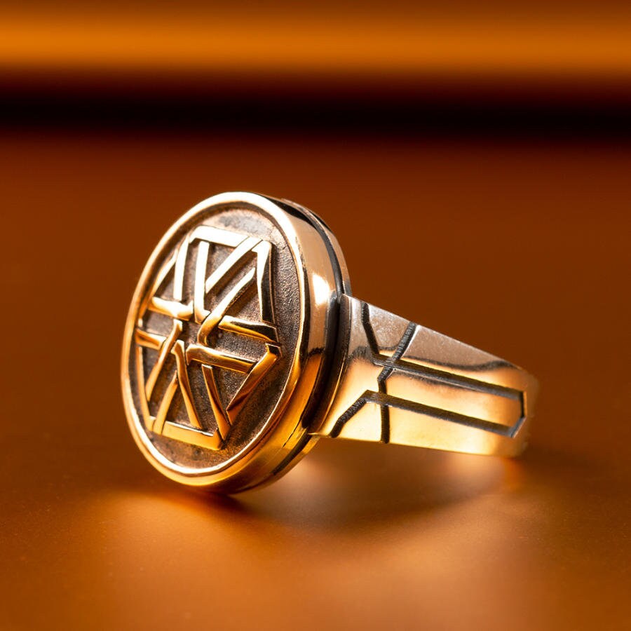 925 Sterling Silver Sultan Abdul Hamid Ring Hand Crafted Ring for Men ...