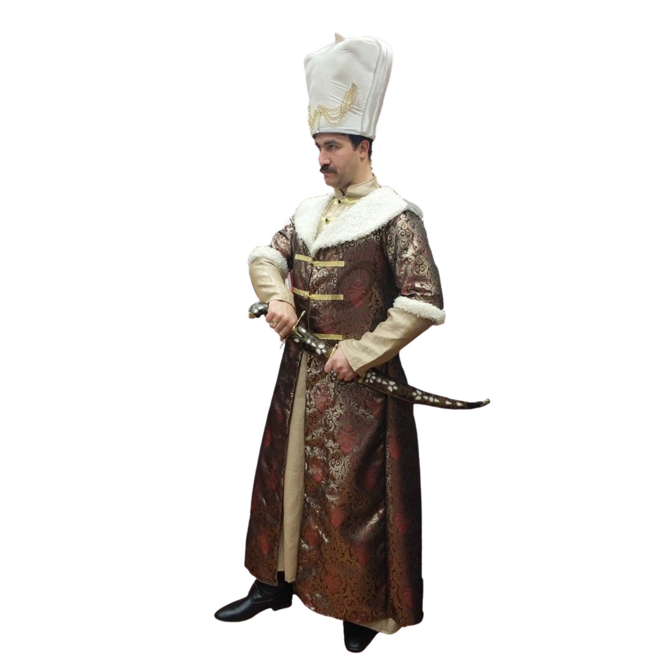 Muhtesem Yuzyil Sultan Costume for Men Traditional Ottoman full Dress ...