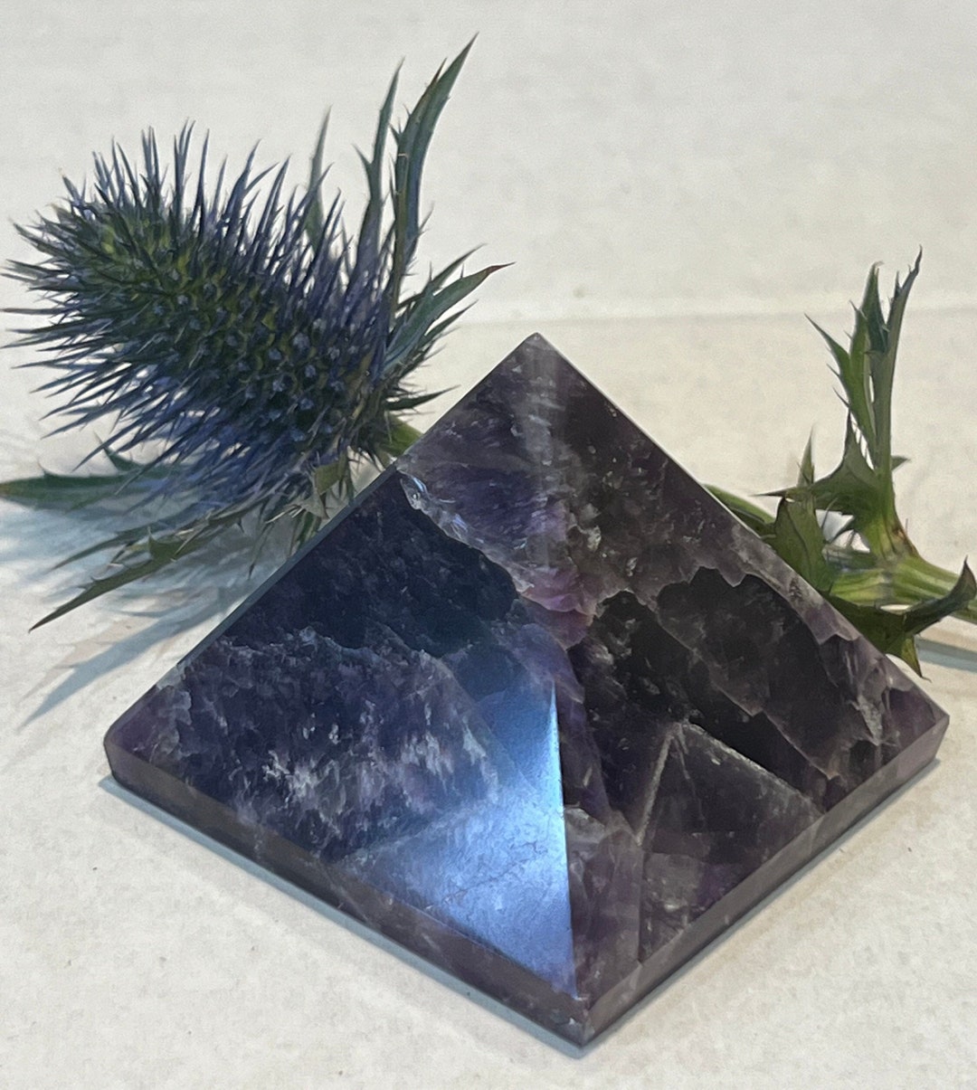 Amethyst Pyramid Crystal, Natural & Ethically Sourced, Relaxation and ...