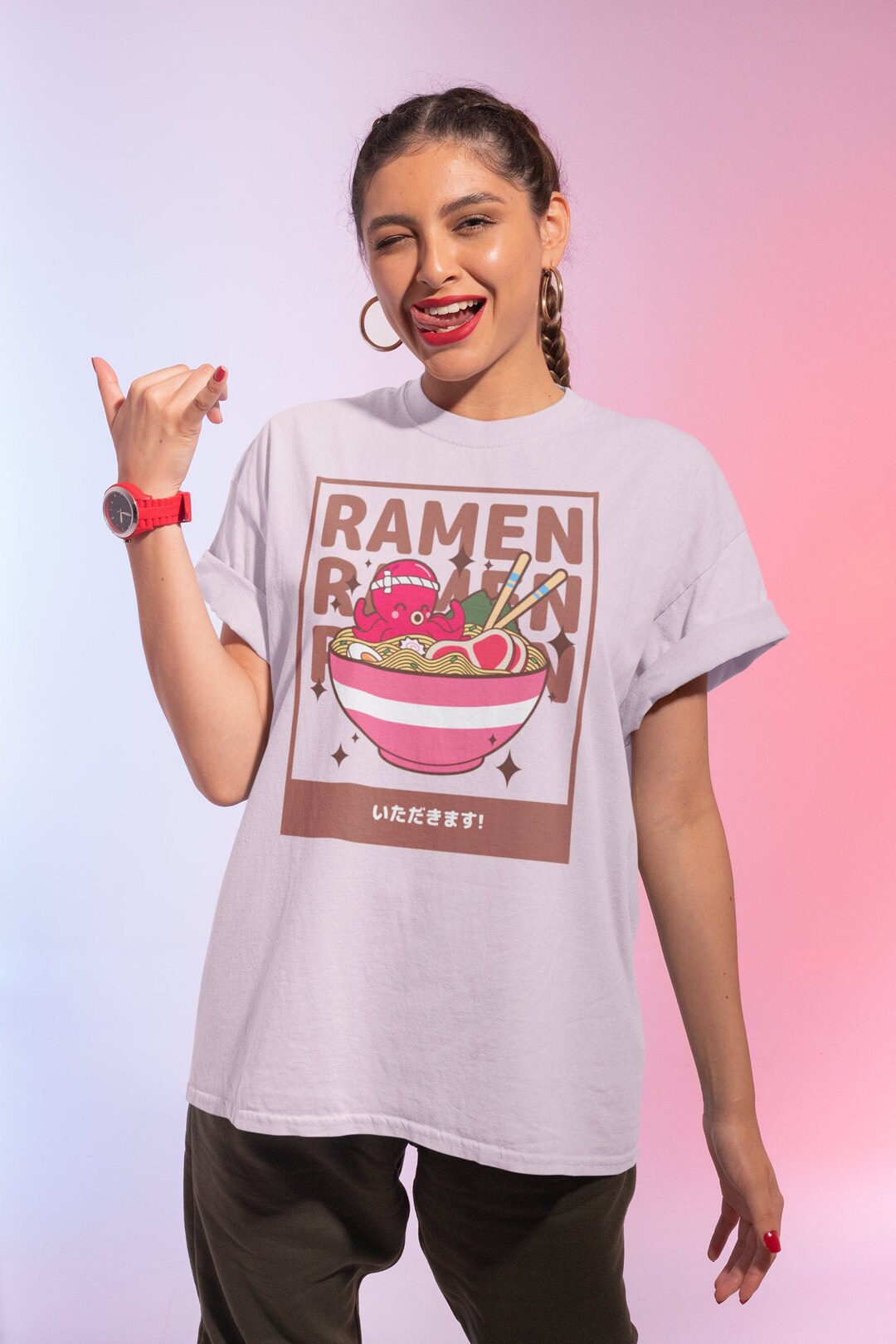 Kawaii Ramen Ramen Ramen | Harajuku Aesthetic| Pastel Goth Clothing ...
