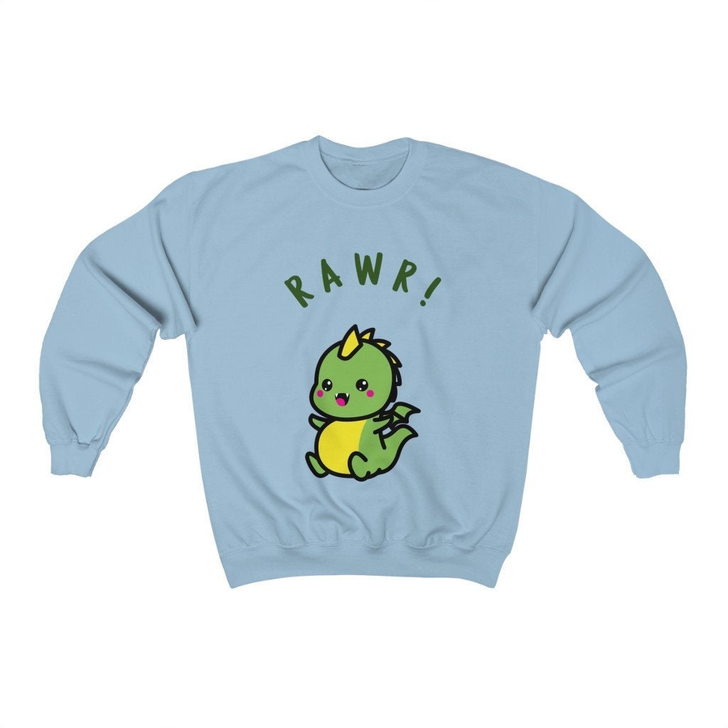 RAWR Sweatshirt | Gildan 18000 | Soft Aesthetics |harajuku Fashions ...
