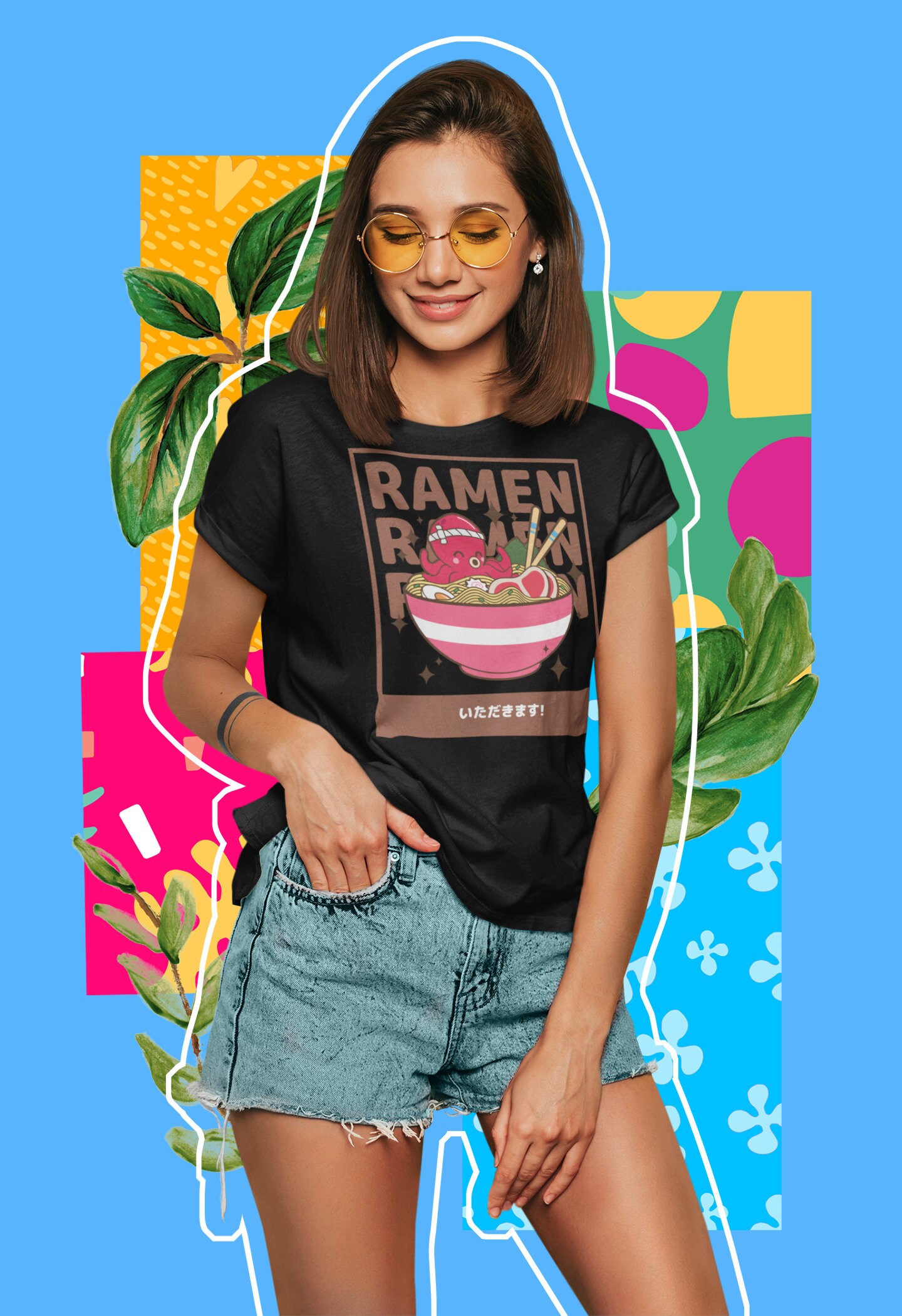 Kawaii Ramen Ramen Ramen | Harajuku Aesthetic| Pastel Goth Clothing ...