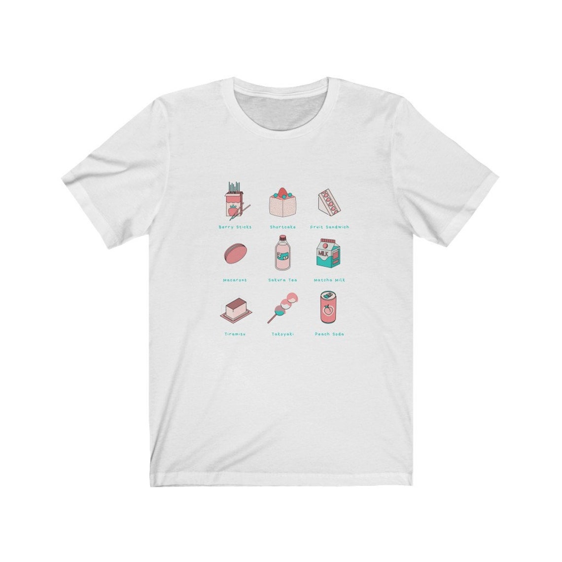 Kawaii Yume Food Buffet Top. Kawaii Shirts in Pastel Kawaii | Etsy