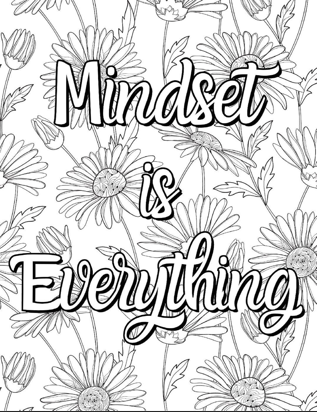 Inspirational Coloring Book - Etsy