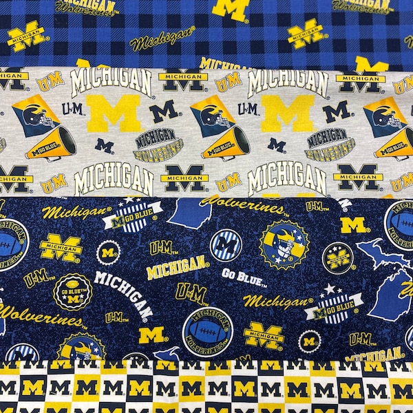U of M Fabric - Etsy