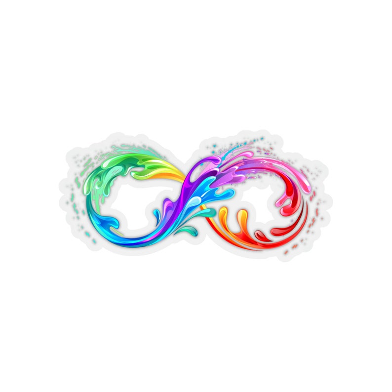 Rainbow Infinity Symbol Embrace Neurodiversity - Etsy