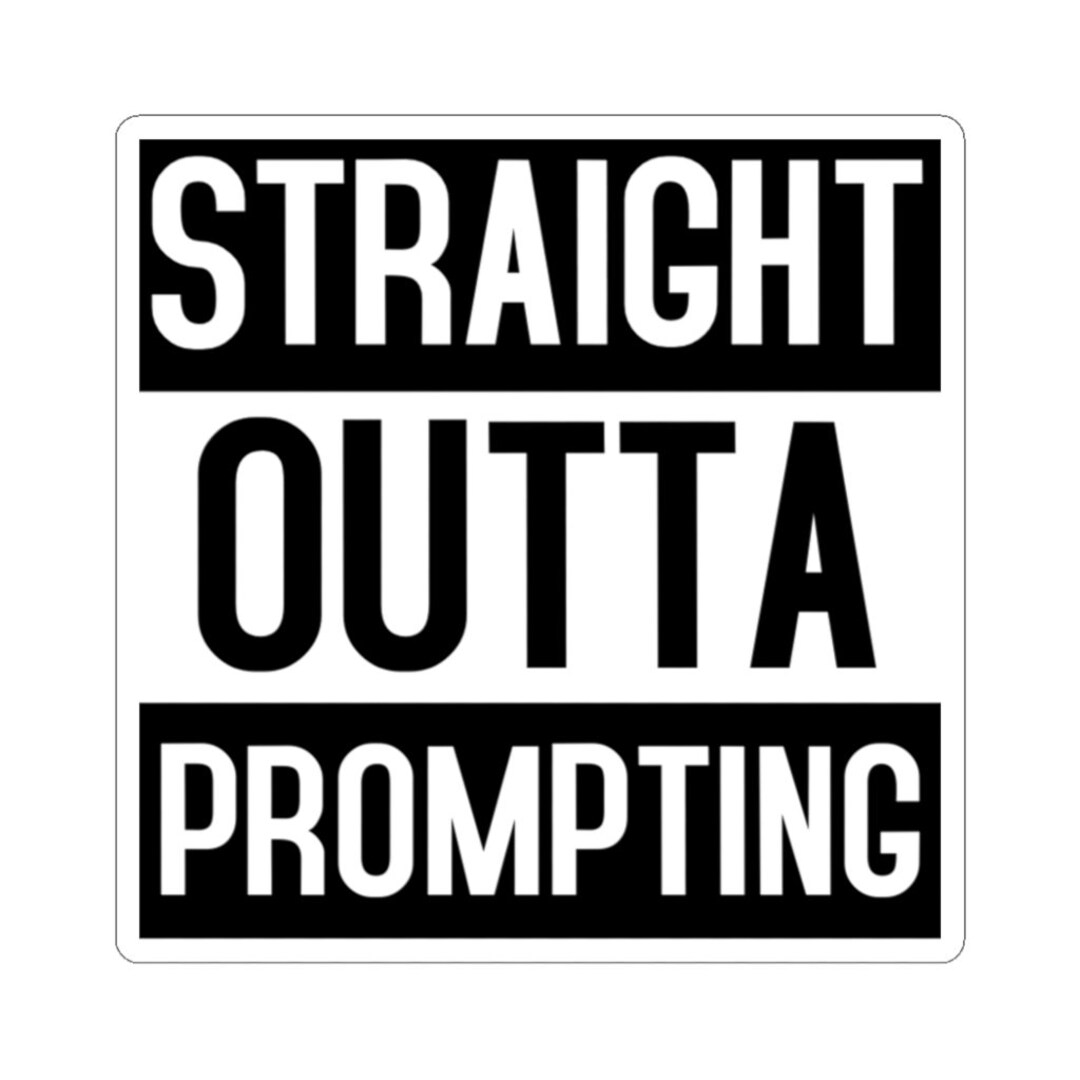 Funny BCBA Humor Sticker | Straight Outta Compton ABA Prompt Sticker ...