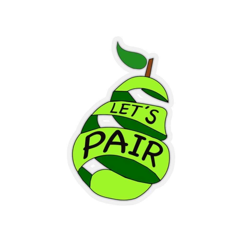 ABA Lets Pair Sticker BCBA Lets Pair Behavior Analyst Pear - Etsy