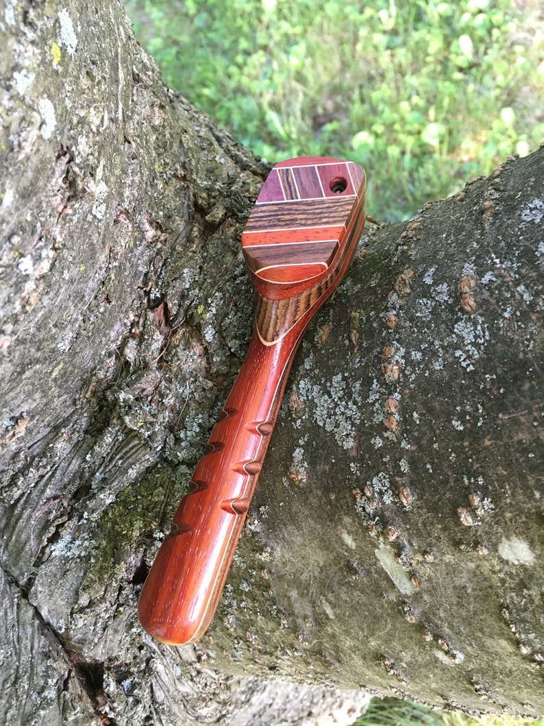 6 1/4" Long Laminated Hardwood Pipe With Fancy Swivel Top - Etsy