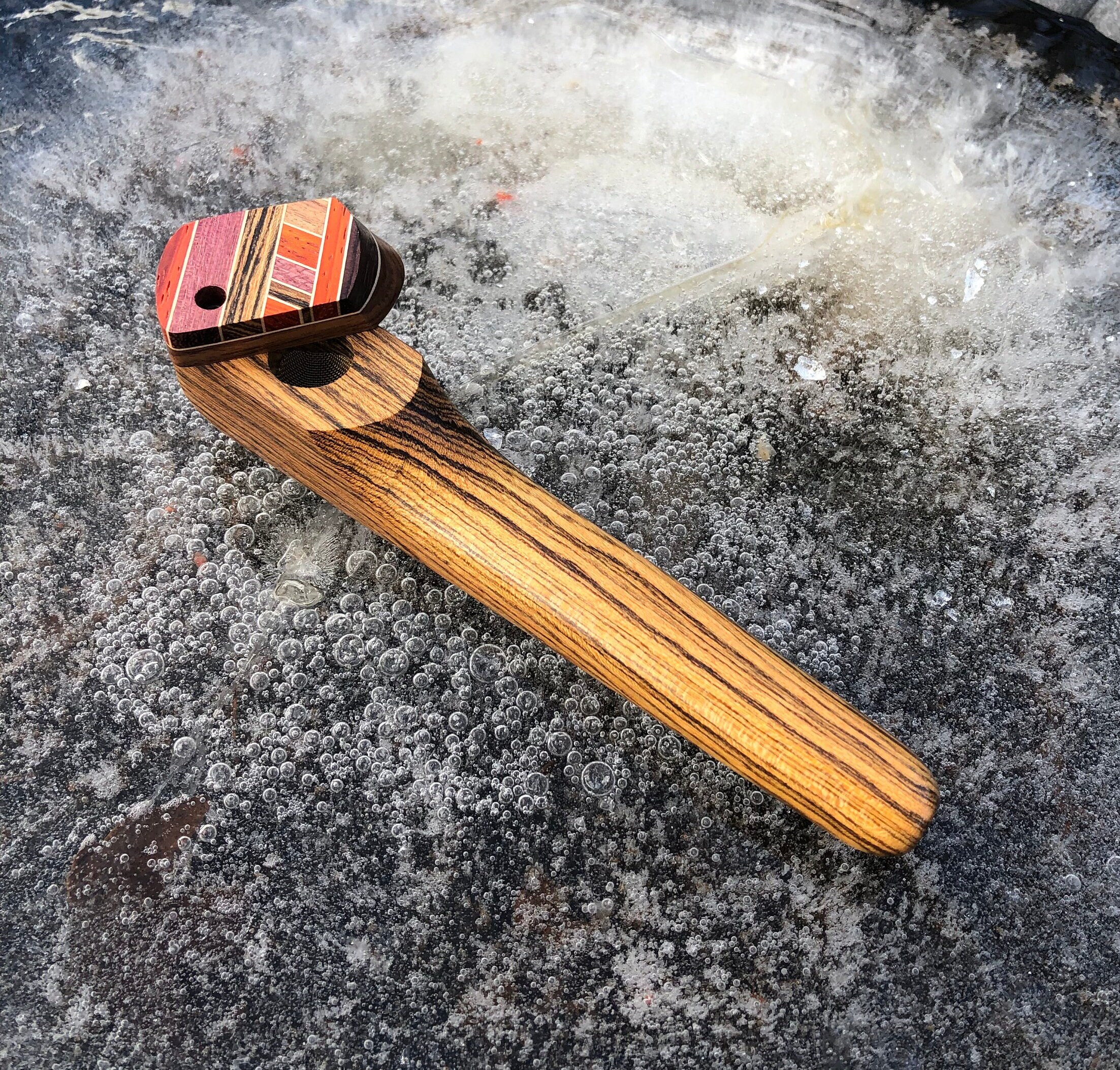 6" Long Stem, Laminated Top Pipe - Etsy