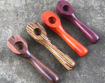 4 Exotic Hardwood Hand Pipe - Etsy