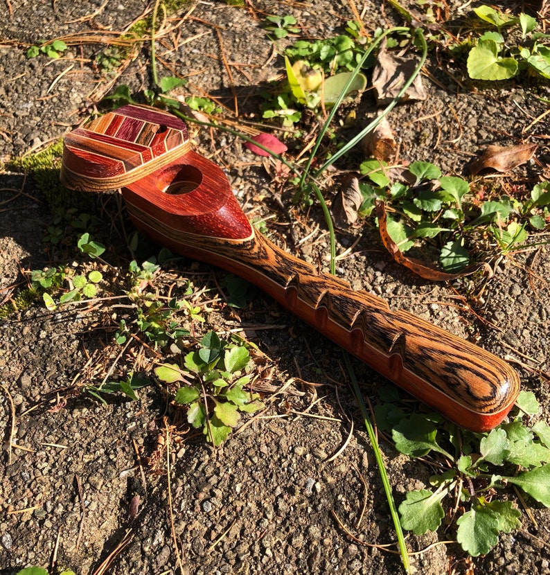 6 1/4" Long Laminated Hardwood Pipe With Fancy Swivel Top - Etsy
