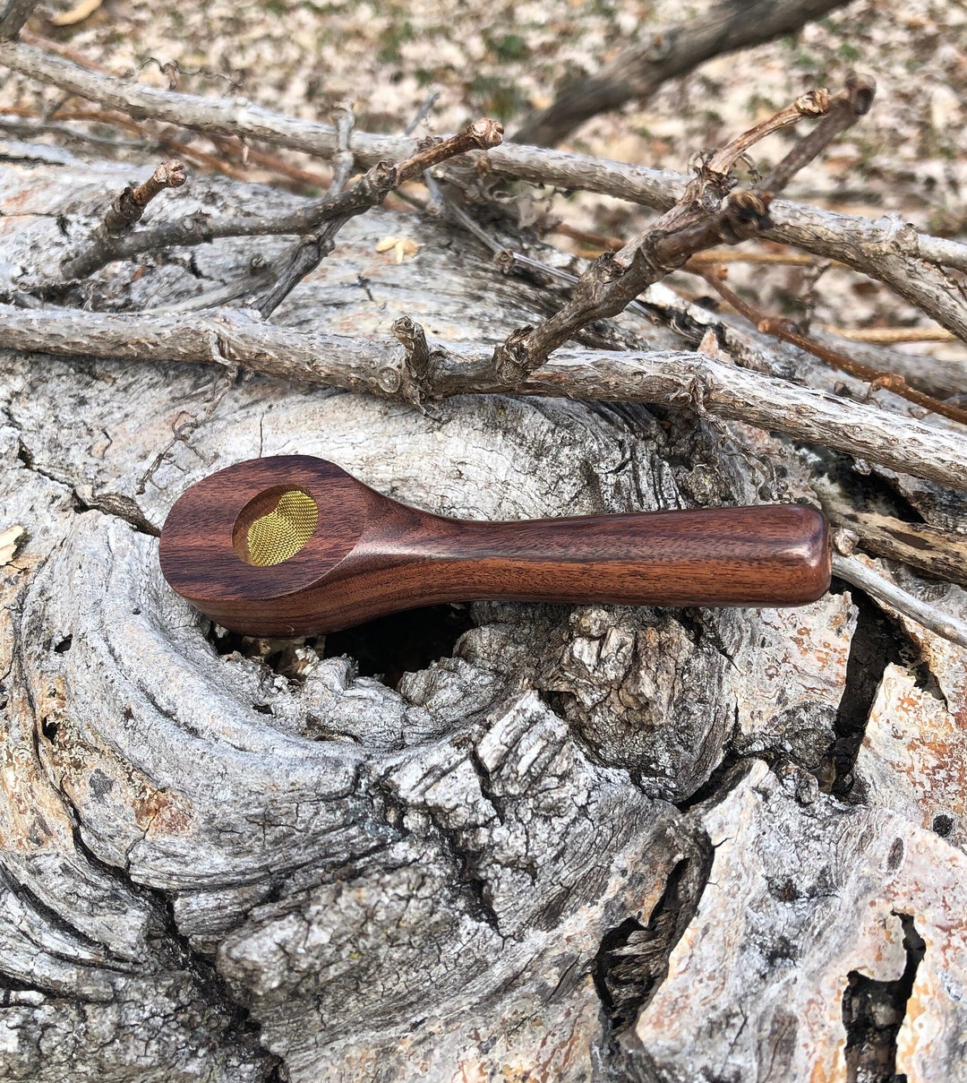 4" Exotic Hardwood Hand Pipe - Etsy