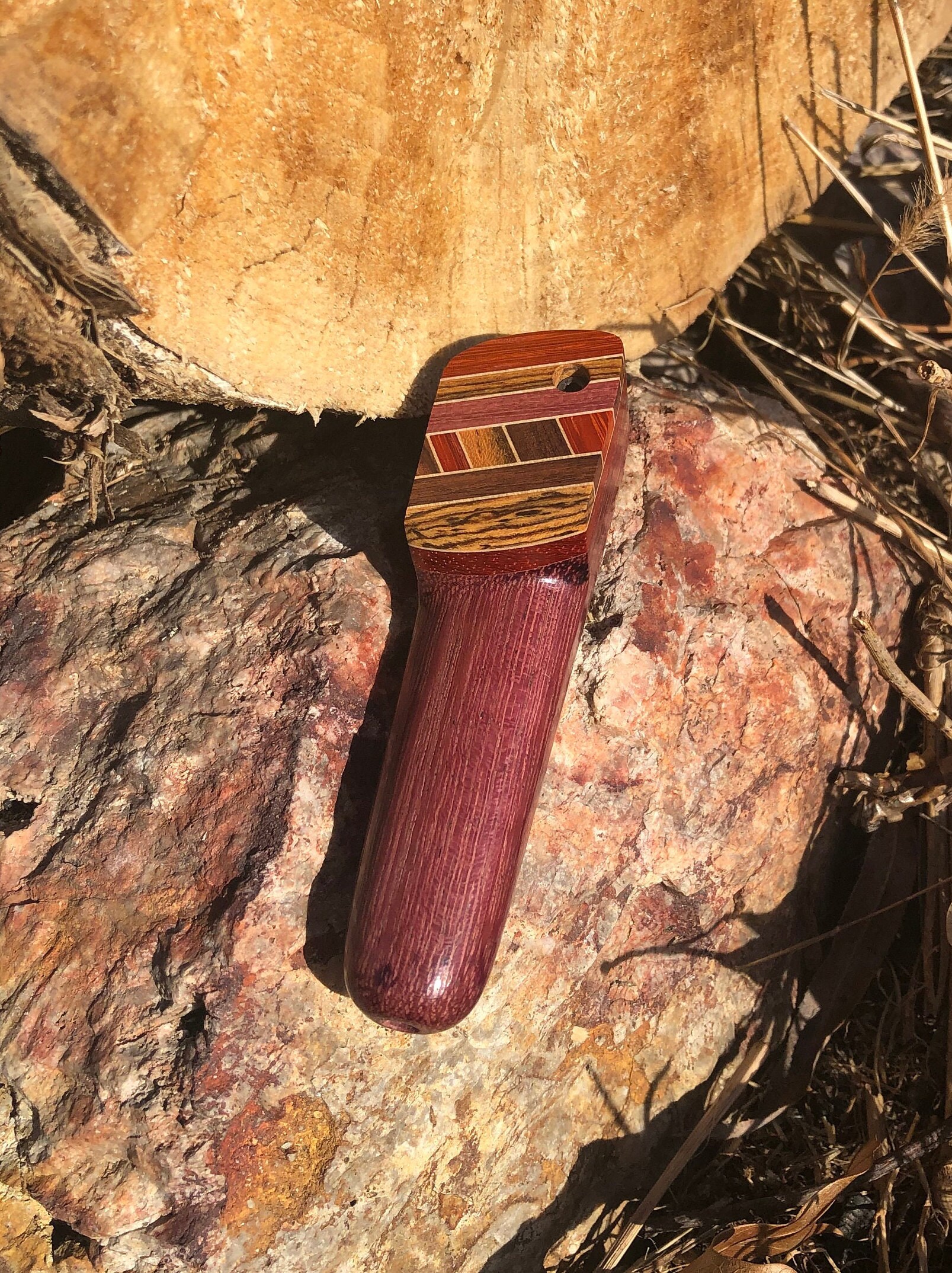 3 3/4 Long Hardwood Pipe With Laminated Top - Etsy