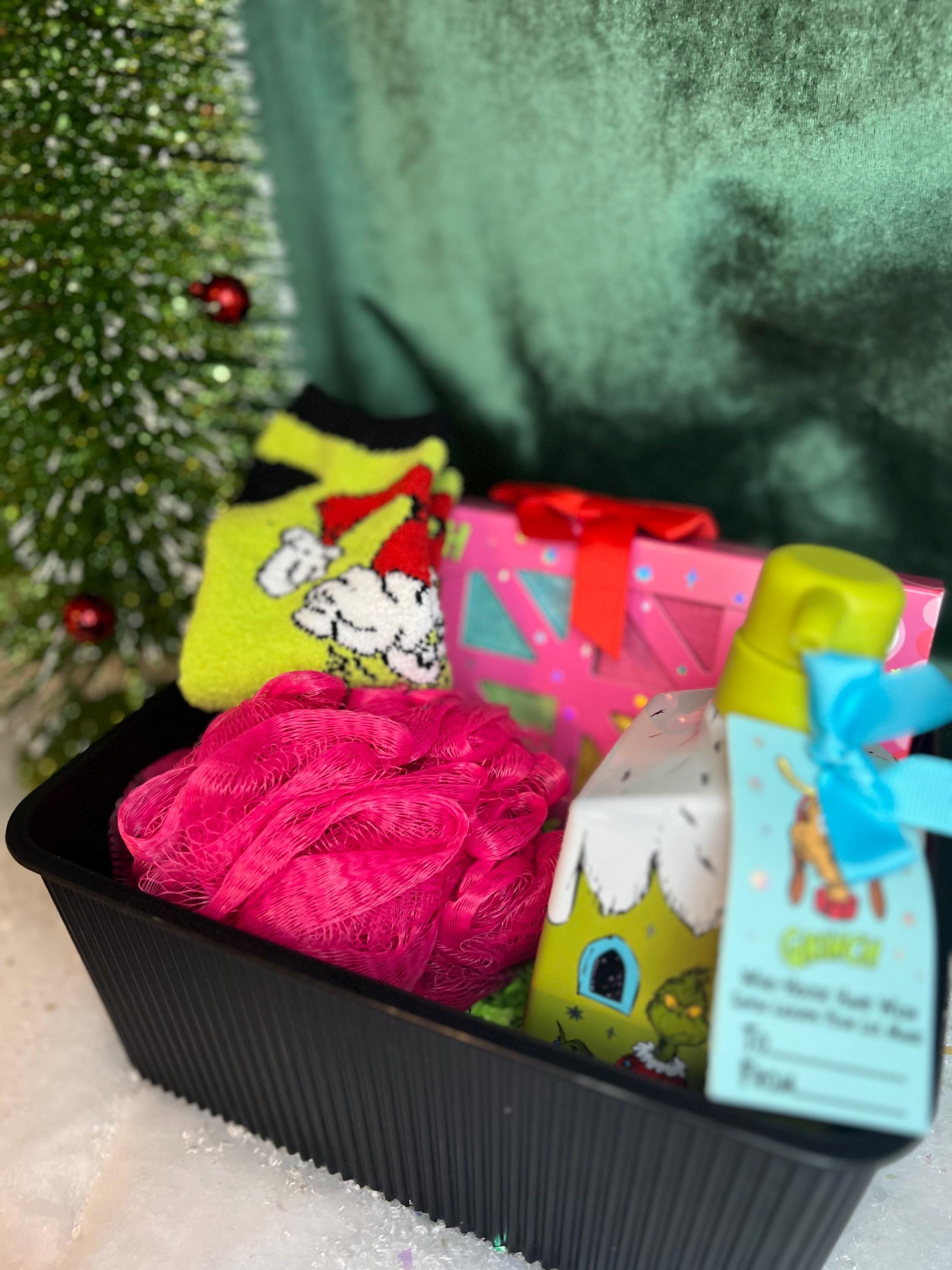 Grinch Spa Gift Basket - Etsy