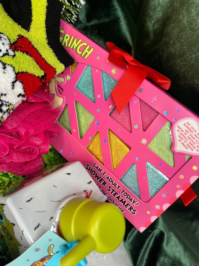 Grinch Spa Gift Basket - Etsy