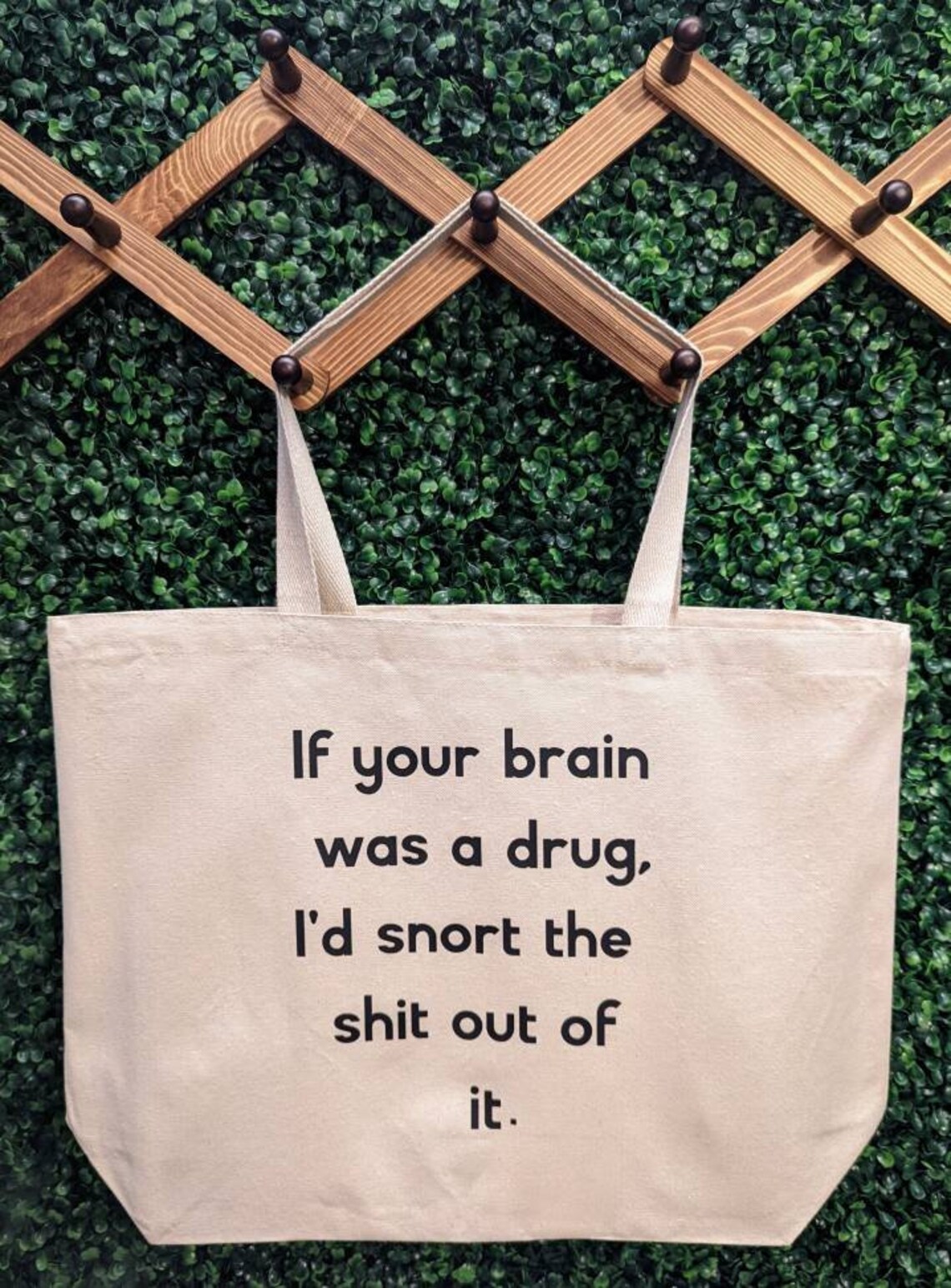 Archer Tv Show Pam Brain Drugs Humor Archer Canvas Bag - Etsy