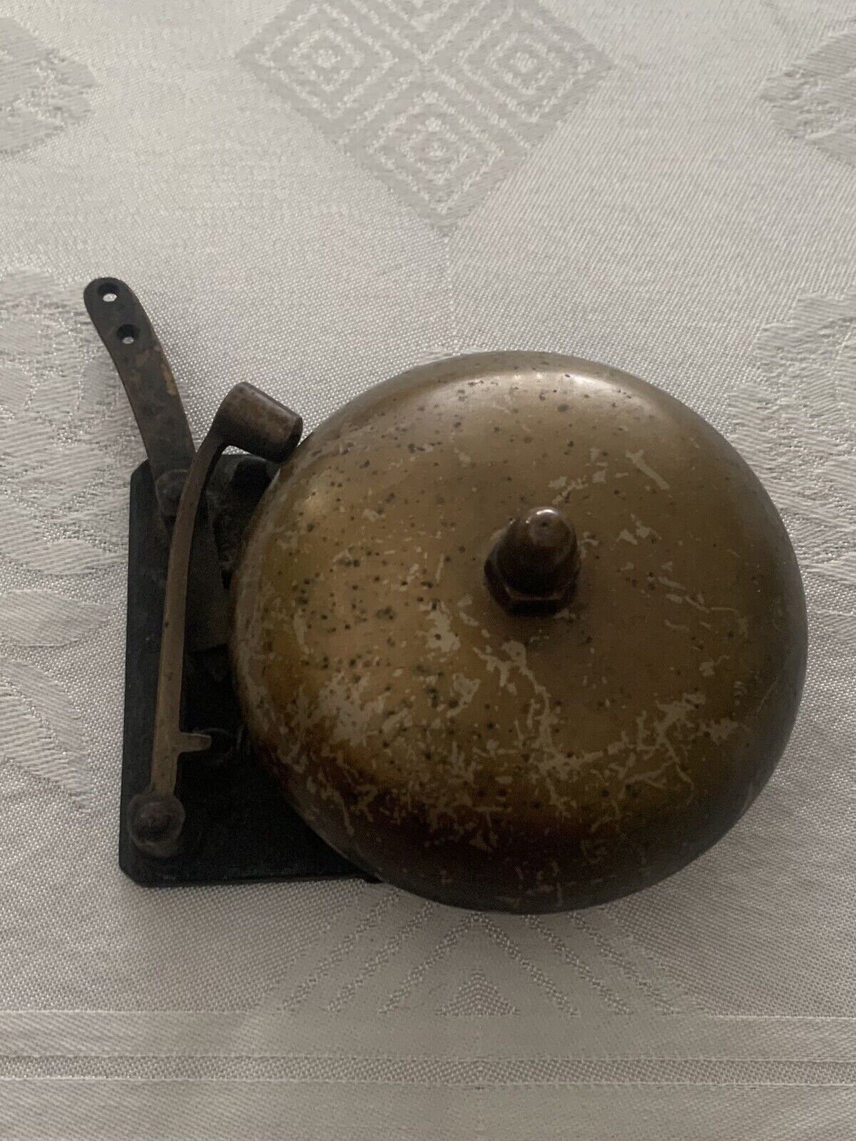 Antique Brass Door Bell Victorian 4" Pull Bell WORKS 1800's - Etsy